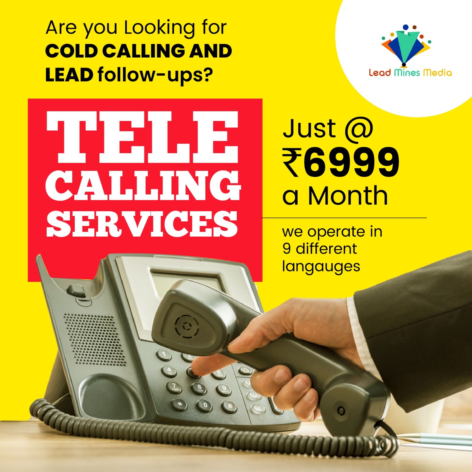 Telecalling Services- Cold Calling & Lead Generation: Lead Mines Media